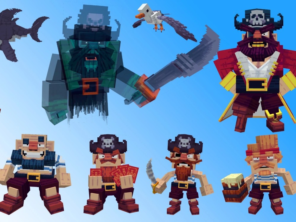 A minecraft blockbench 3D model | Upwork