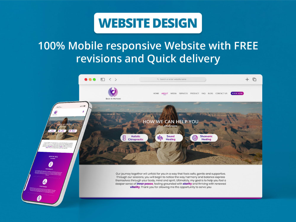 A responsive Custom website | Upwork