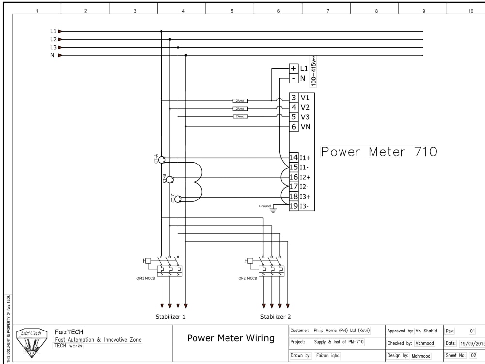 Electrical wiring diagram single line power control dwg | Upwork