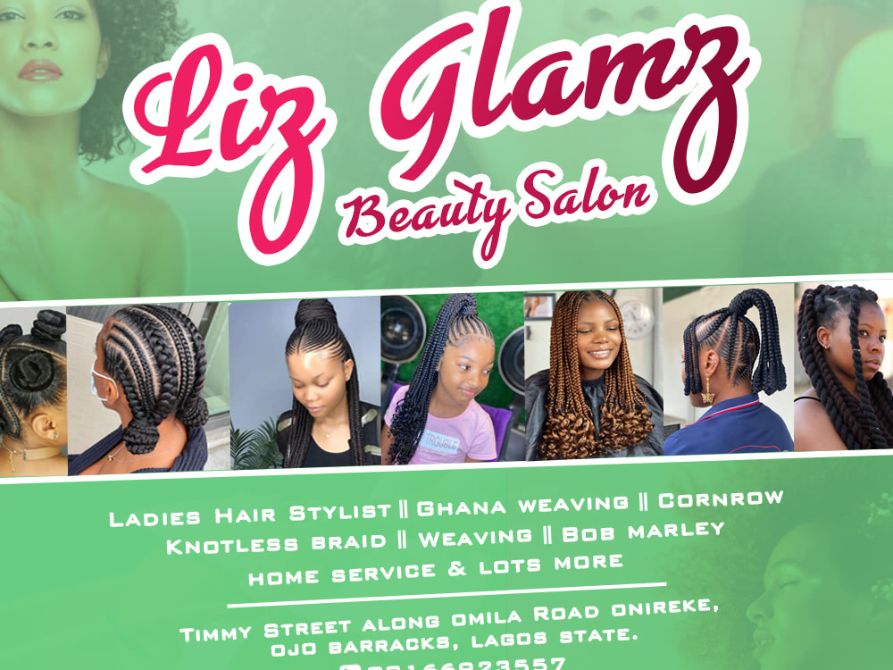 Hair Style Advert for a Sloon | Upwork