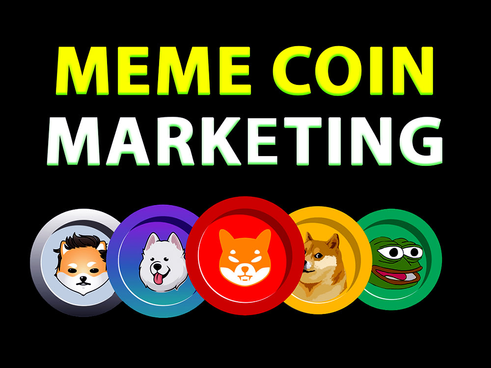 A promotion for meme coin meme token coin on solana | Upwork