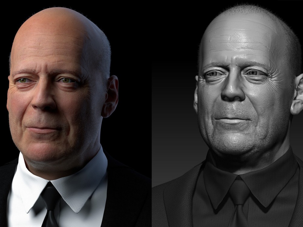 3D hyper-realistic character & portrait for games , AR , print or ...