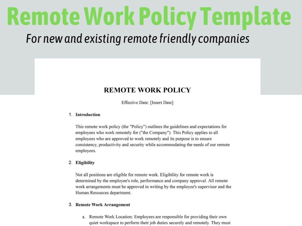 A Tailor-Made Remote Work Policy | Upwork