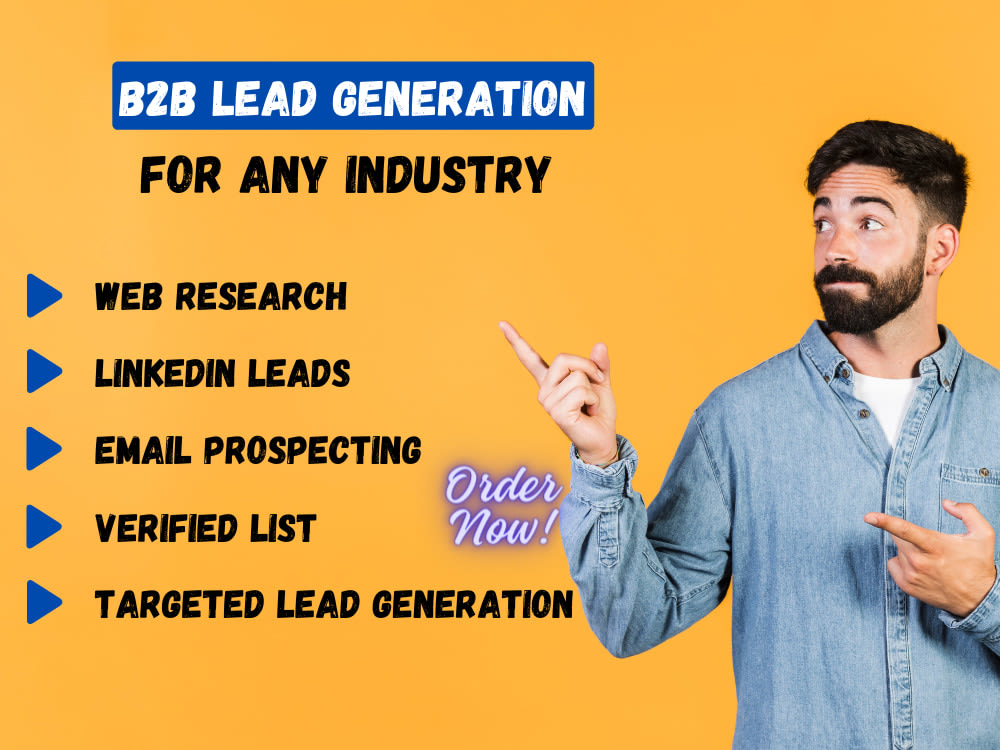 Targeted lead generation of any industry | Upwork