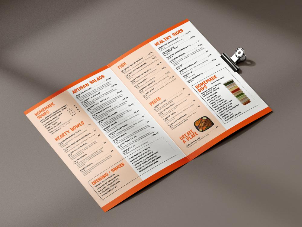 An Eye-Catchy Restaurant Menu Design, Menu board for Your Business | Upwork