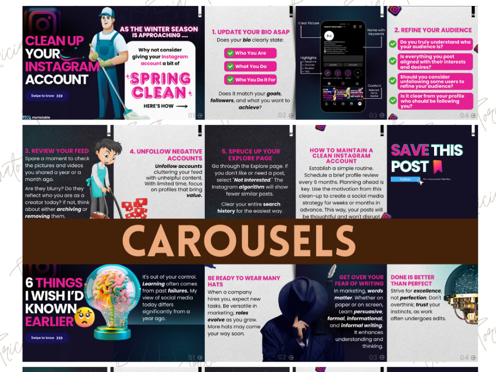 A engaging carousel design. | Upwork