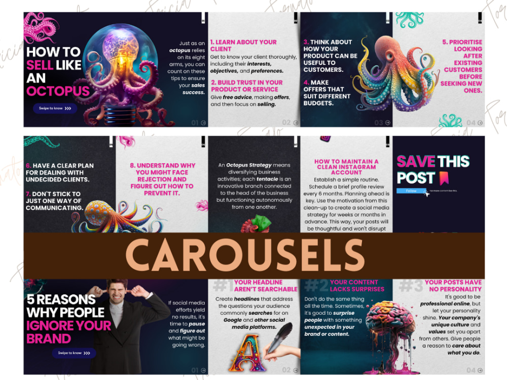 A engaging carousel design. | Upwork