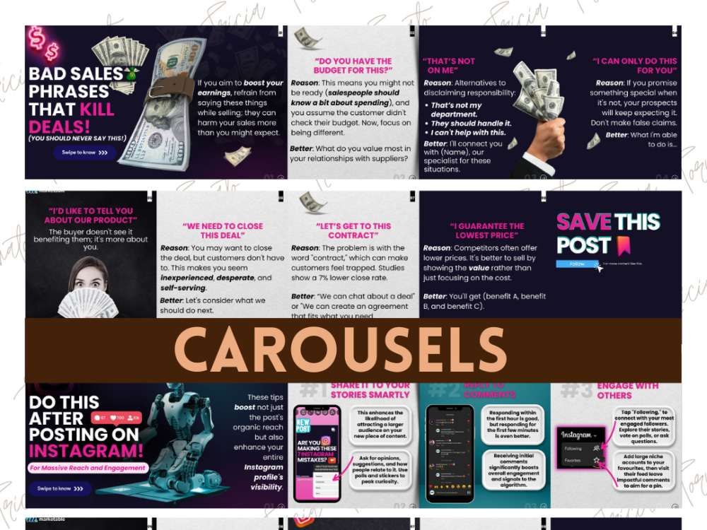 A engaging carousel design. | Upwork
