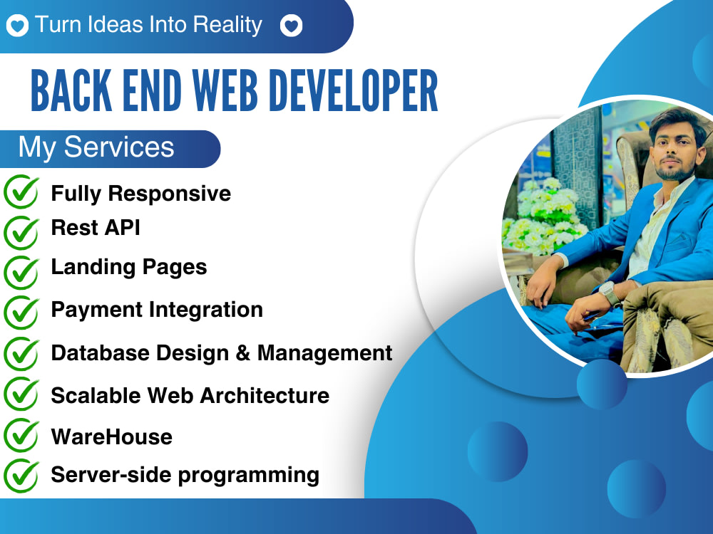 Back end web developer | Upwork