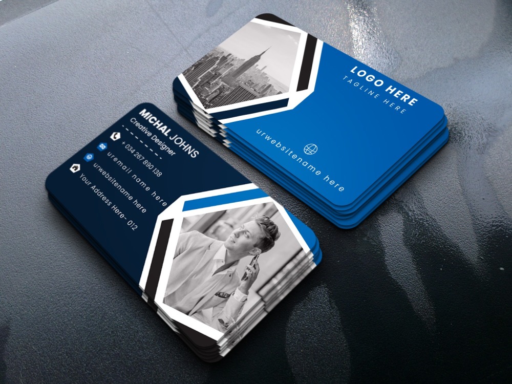Eye-catching Business card design or Professional Visiting Card Design ...