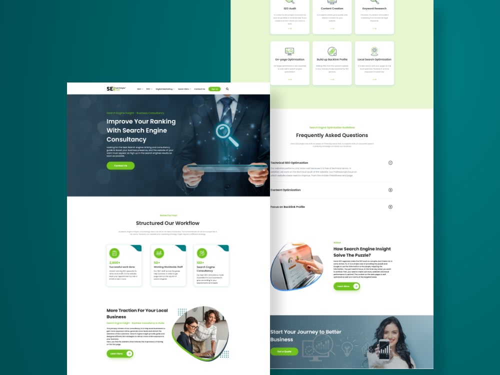 An Eye-Catching UI/UX Website Design / Experienced Web Designer | Upwork