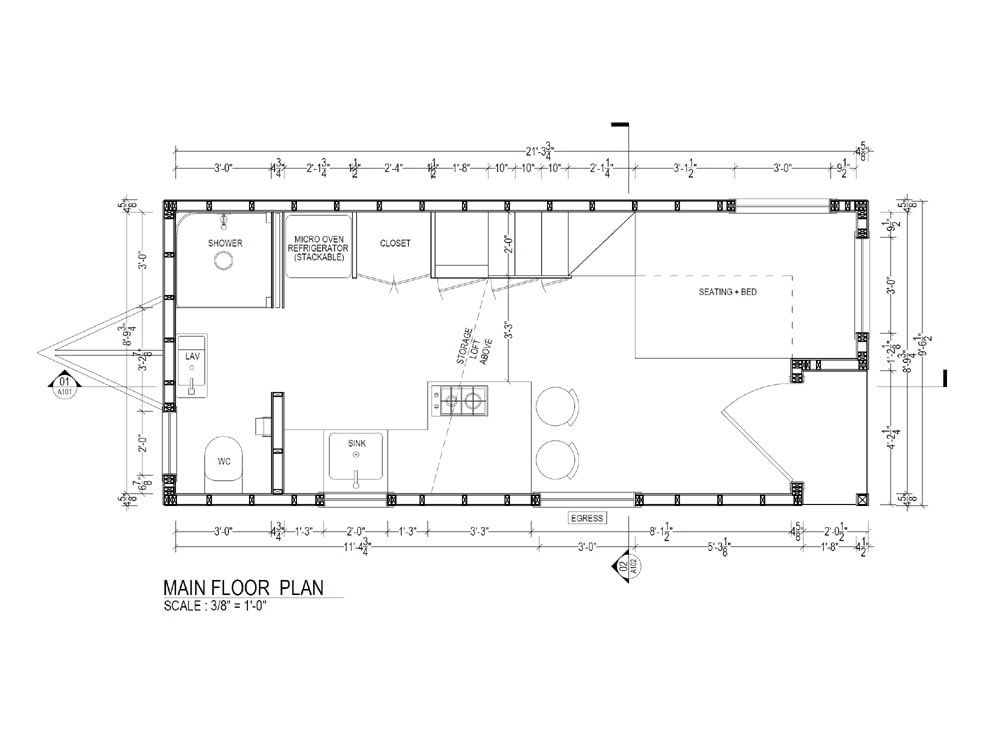 Tiny trailer house design with construction drawings | Upwork