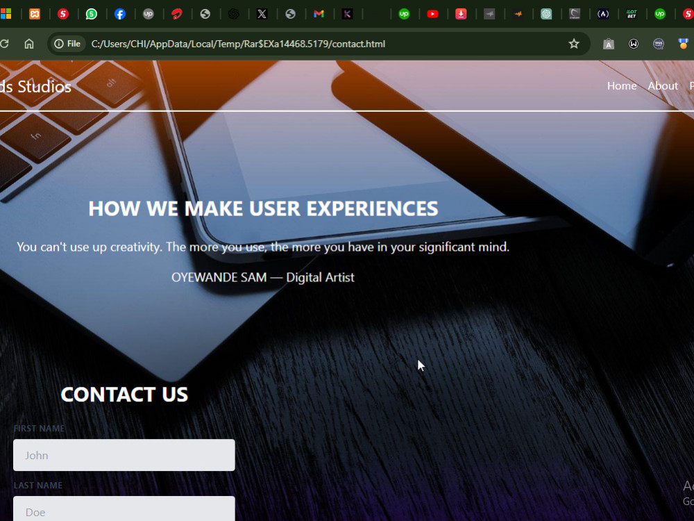 An perfectly functioning website with amazing designs | Upwork