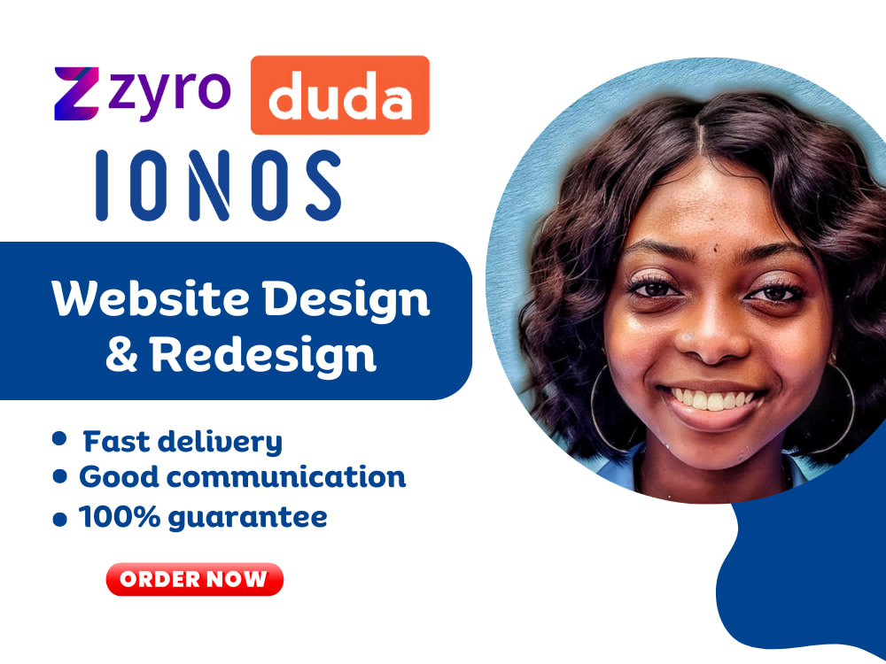 Ionos, Duda, Zyro, website design and redesign | Upwork
