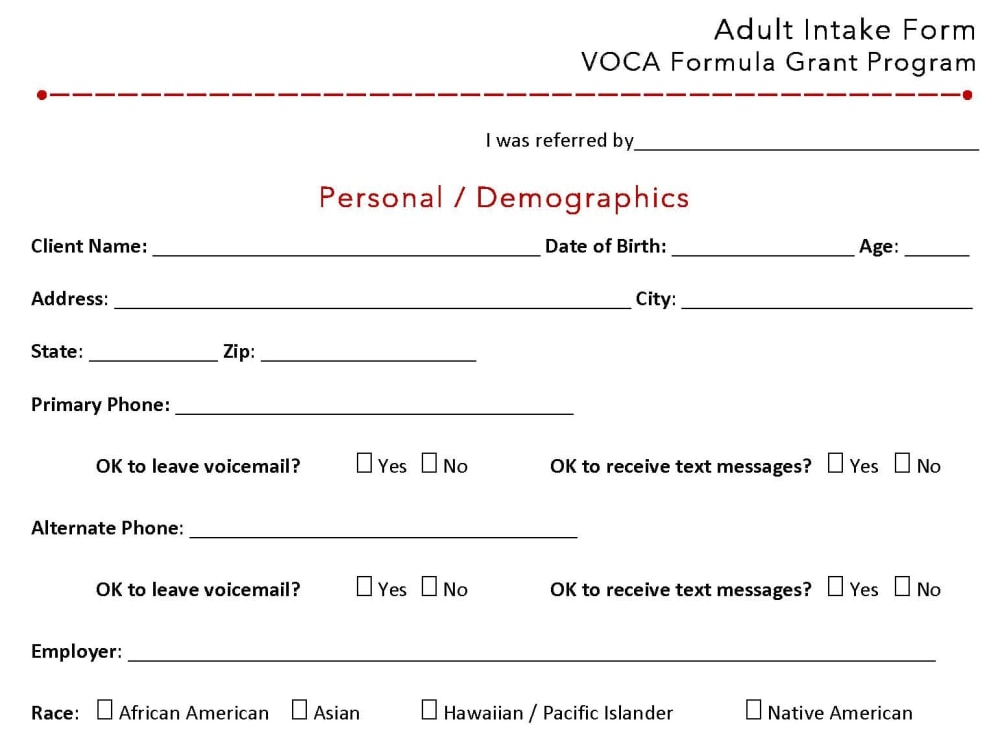 Customized, fillable PDFs for patient intake, assessment, & progress ...