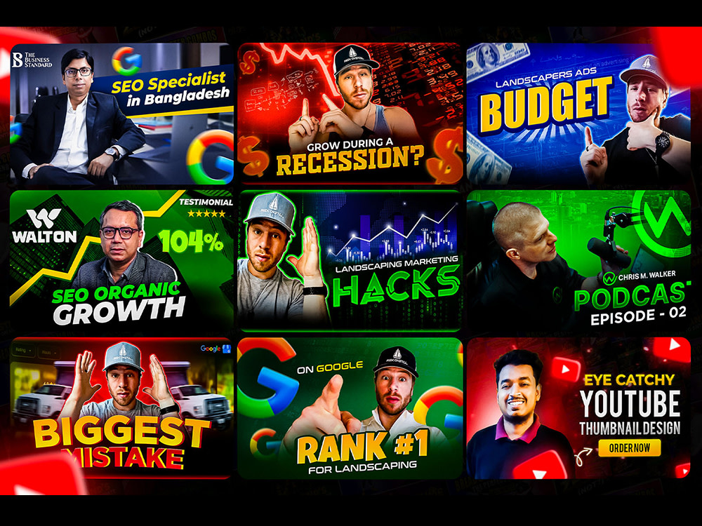Eye-catching youtube thumbnail, youtube thumbnail designer, thumbnails ...