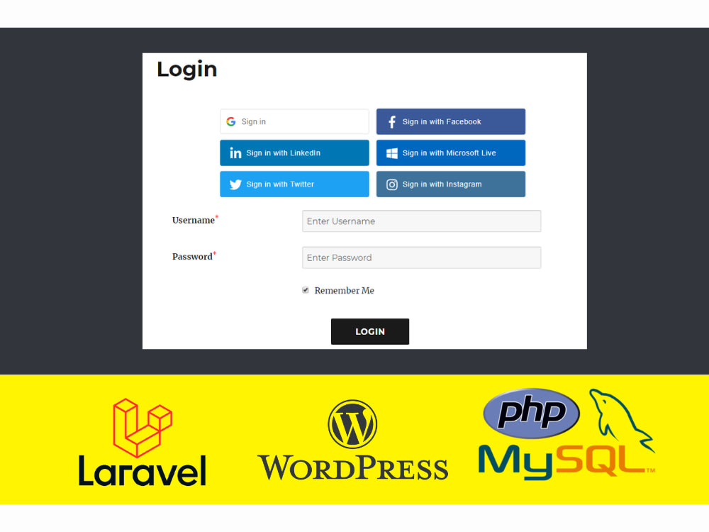 Social Login, Register OAuth, OAuth2 Integration into Your Website | Upwork