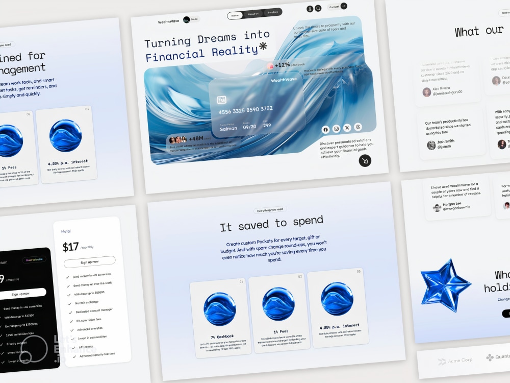 Custom UI/UX Designs for your Desktop version or Mobile | Upwork