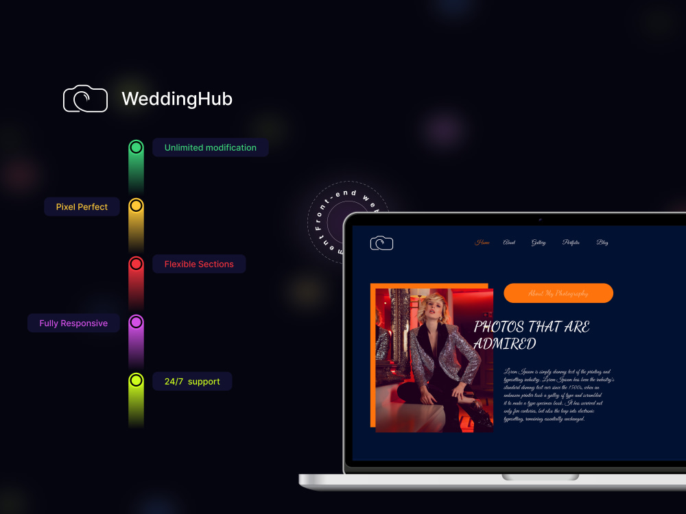 Professional front-end developer, html developer, web dev, landing page | Upwork