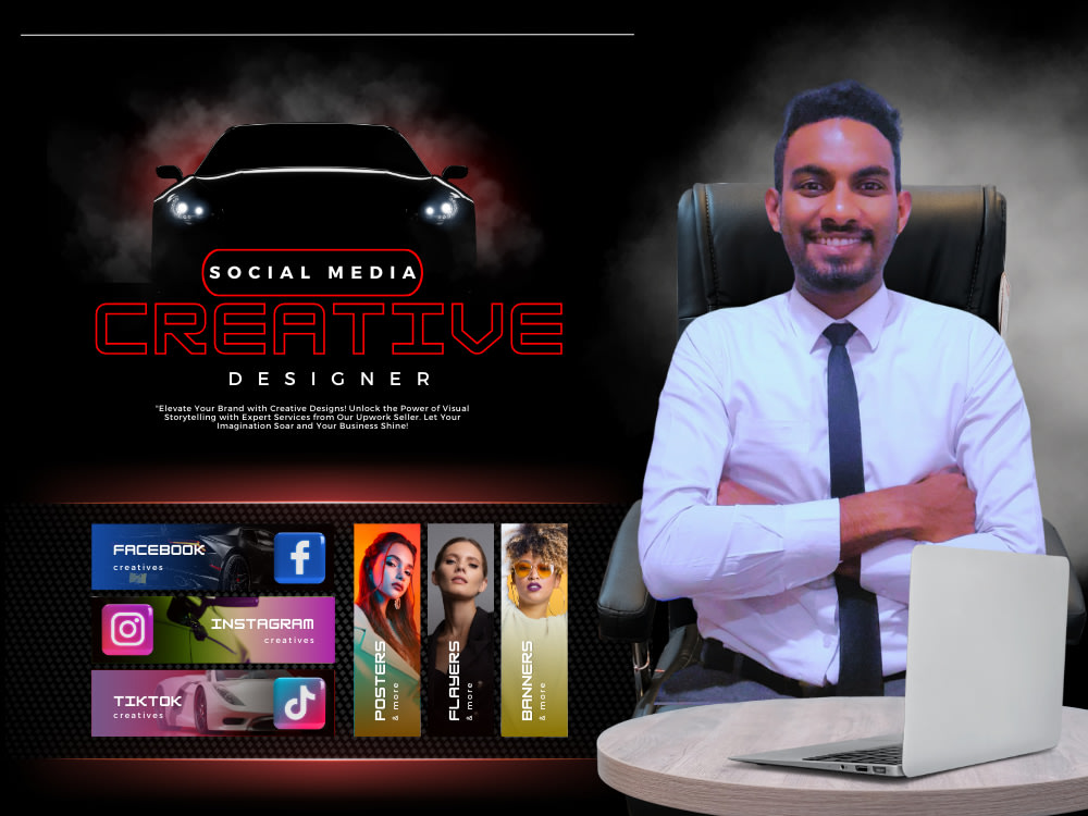 Crafting Creative Social Media Designs: Tailored Posts & Banners | Upwork