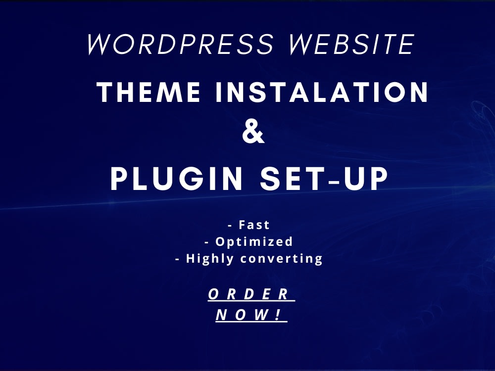 Wordpress Theme Plugin Installation And Setup Upwork