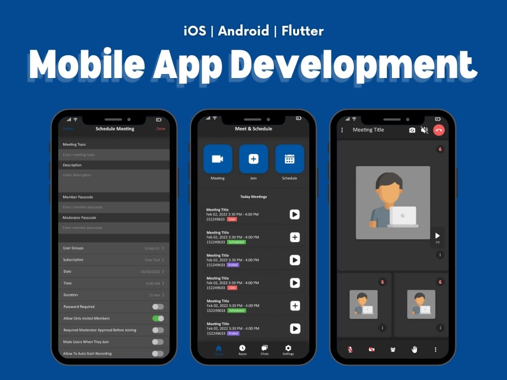 Modern Ios Android App Development Flutter Dart With Admin Panel Upwork