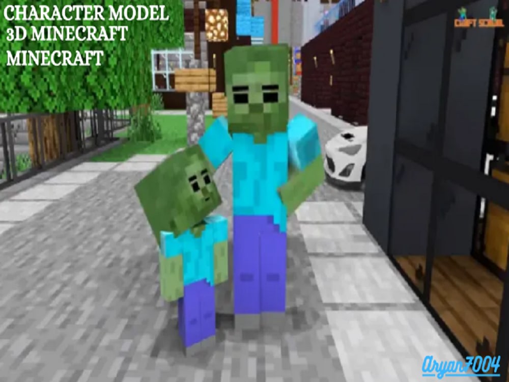Top-notch minecraft animation, 3d minecraft, 2d minecraft in 1080hp ...