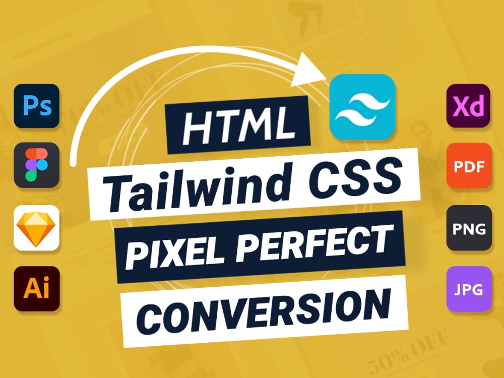 Figma to html conversion using Tailwind css | Upwork