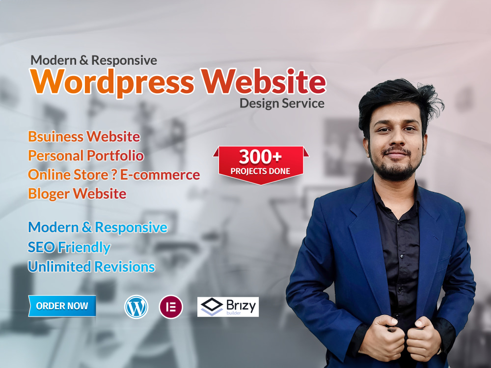 WordPress business website, Portfolio website, or landing page design | Upwork