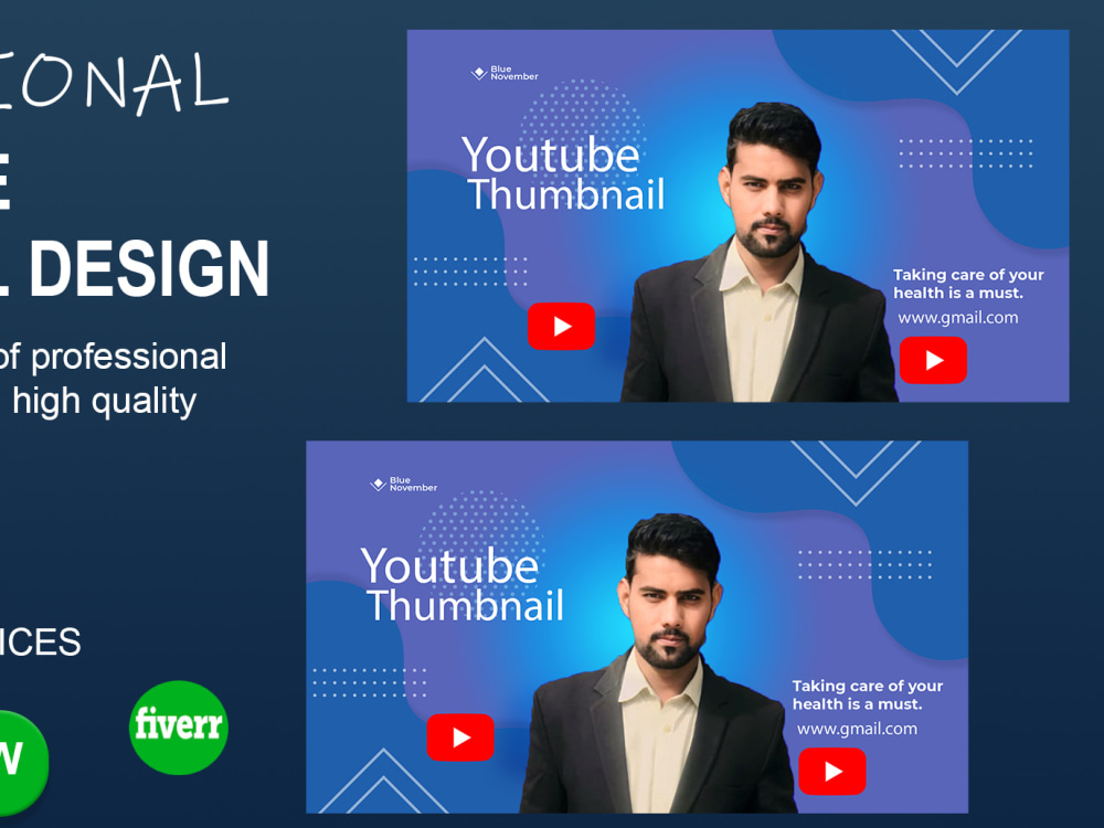 I will create unique, ultra professional, custom, thumbnail design | Upwork