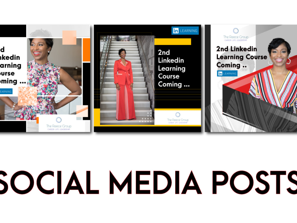 Urgent 30 social media designs for facebook, linkedin, IG post designs ...