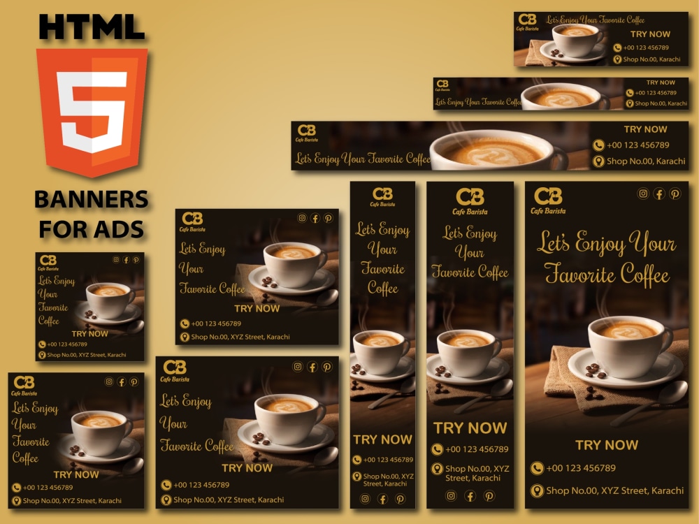 HTML5 Animated Banners for Ads to boost your sales. | Upwork