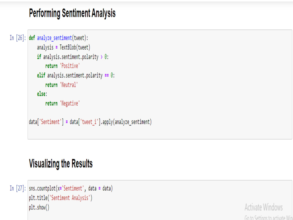 Sentiment analysis of social media data | Upwork Sentiment analysis of social media data | Upwork
