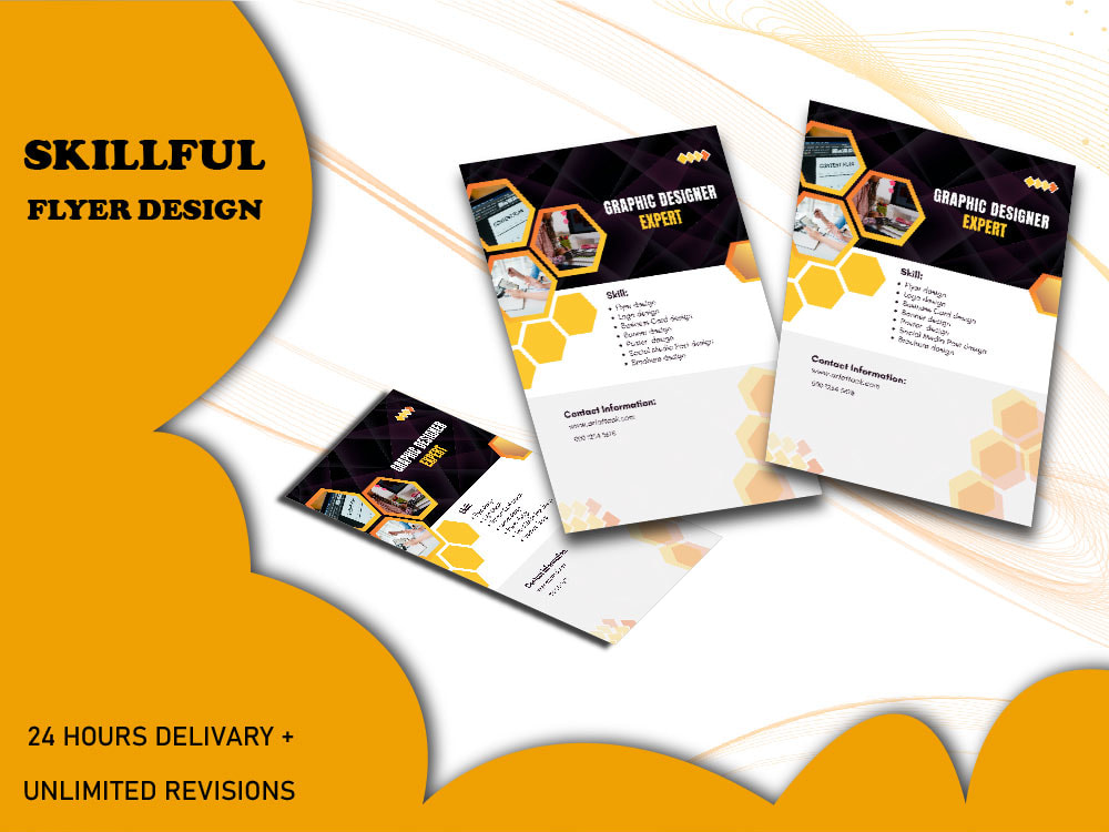 A fantastic flyer design within 12 hours | Upwork