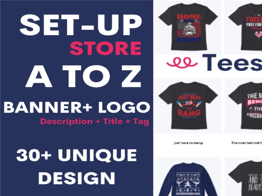 Best graphic designing Canva Made designs , Teespring store setup | Upwork