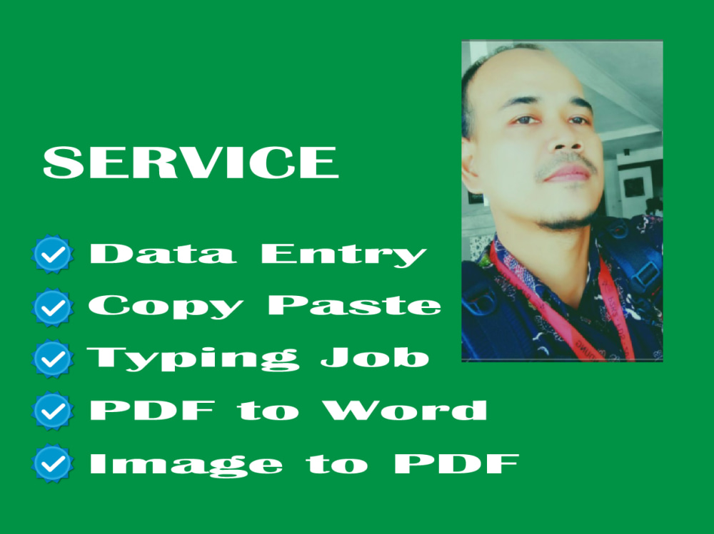 Fast data entry, copy paste job, manual typing, any file to Word or Excel | Upwork