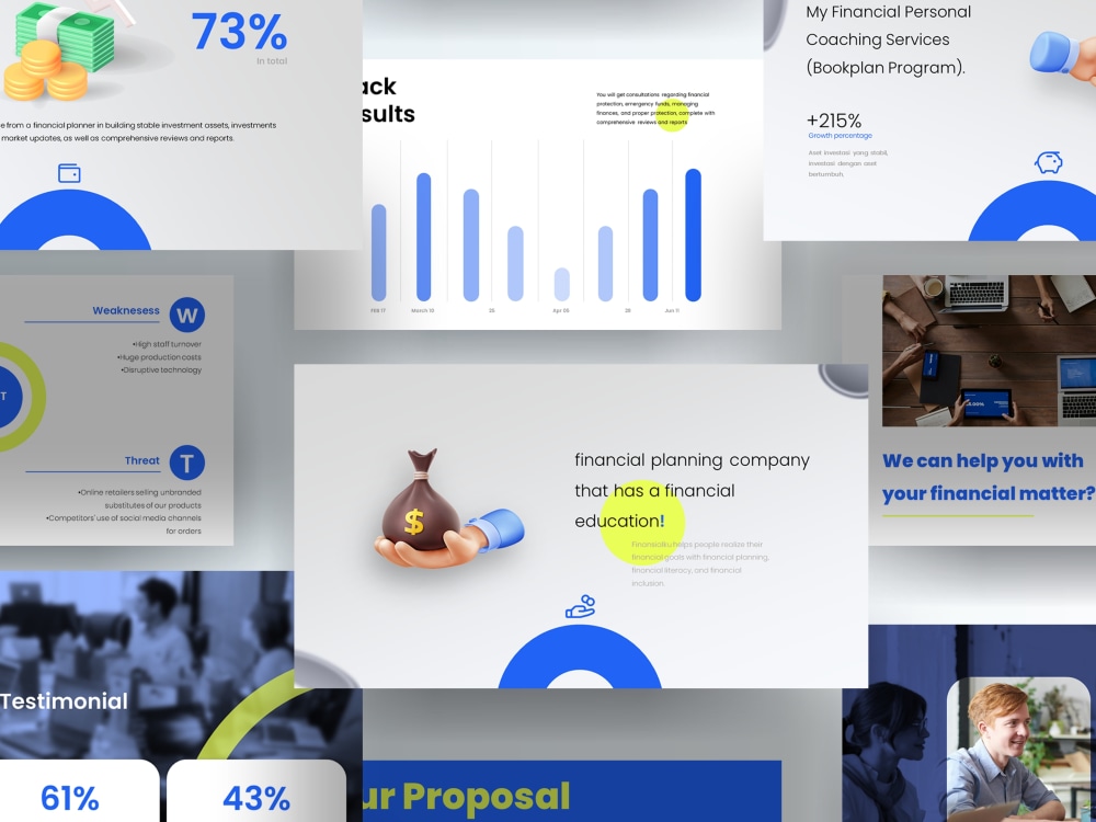 Interactive presentation design or pitchdeck design | Upwork