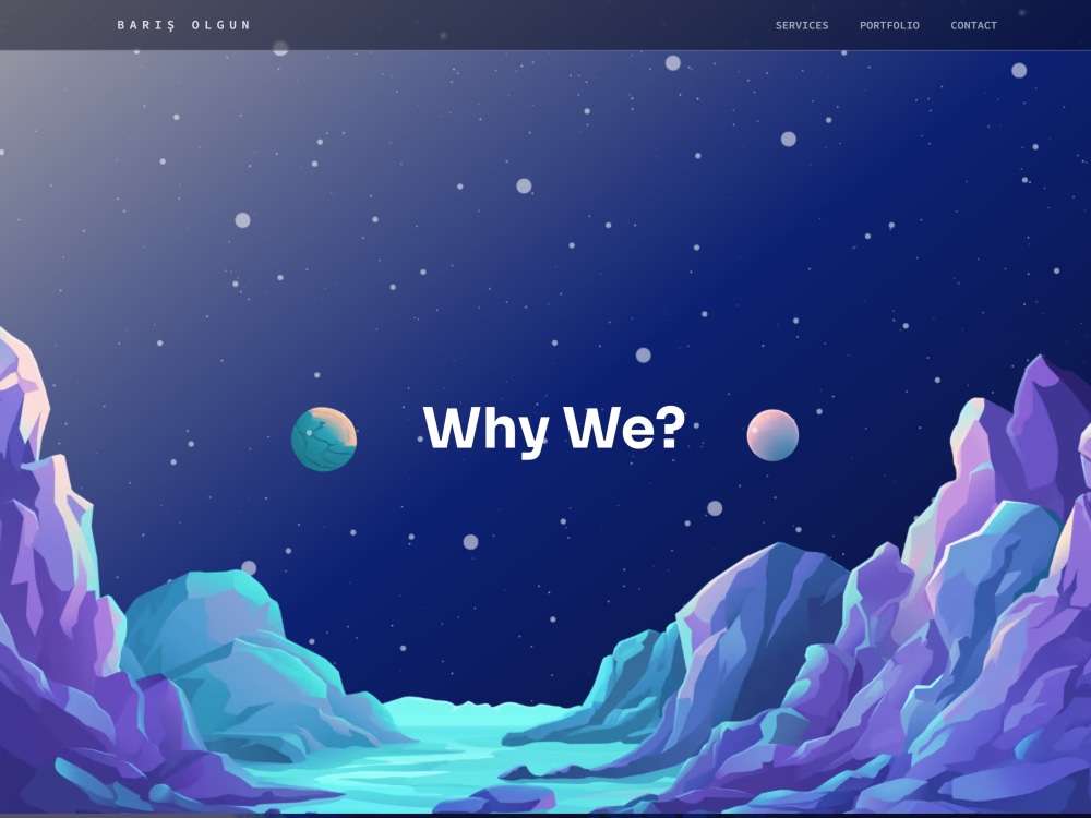 An impressive animated portfolio, showcasing your remarkable ...