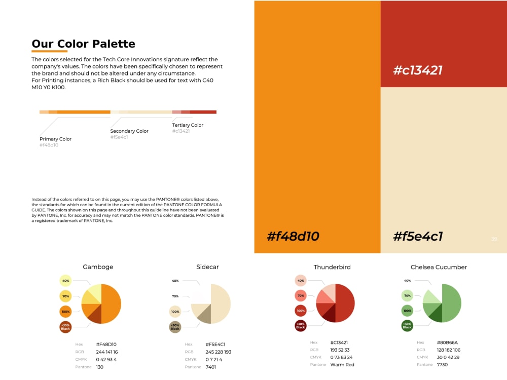 A premium brand identity | Upwork