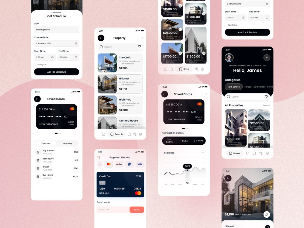 A Mobile app design, App UI design, UIUX design for android and ios ...