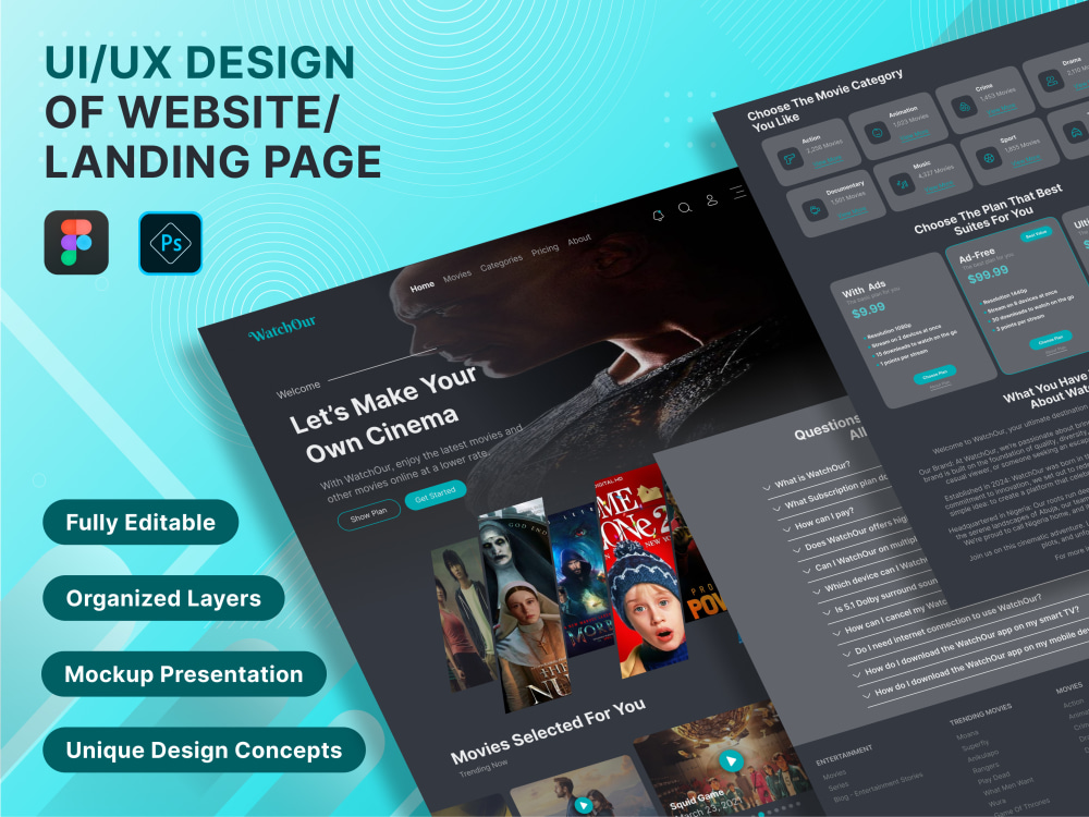 An attractive UI/UX design, Creative designer, website designer in ...