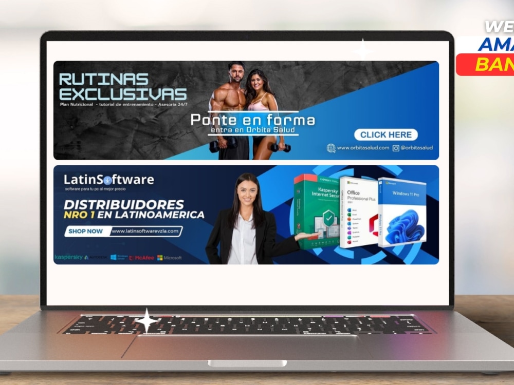 Eye-catching banner designs for your website | Upwork