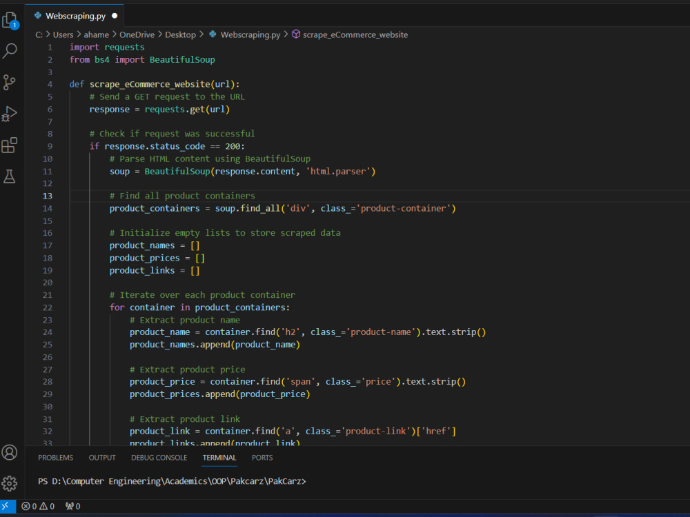 Python Scripting Programming Web Scraping And Data Visualization Upwork