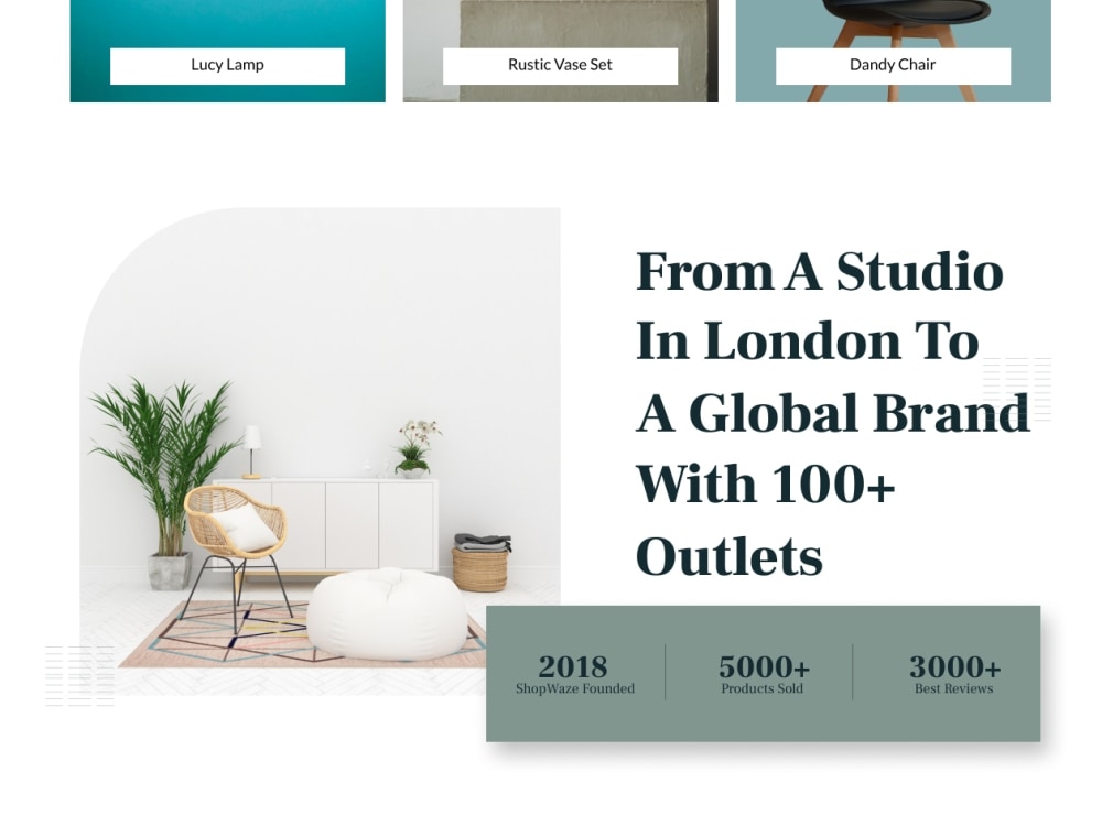 An eye catching web design | Upwork