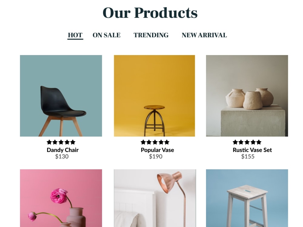 An eye catching web design | Upwork