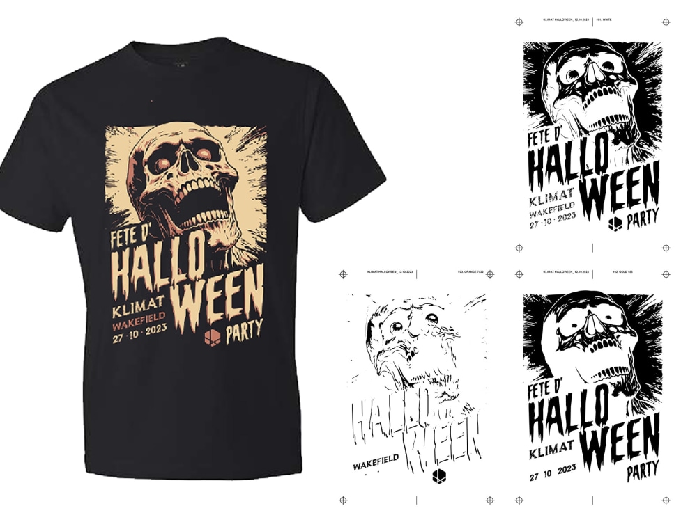 Screen printing color separation, dtf print ready png, ai, eps vector ...