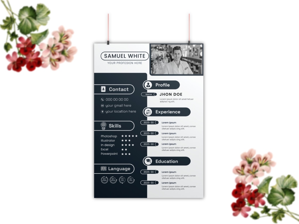 Professional resume cv and cover letter design templates | Upwork