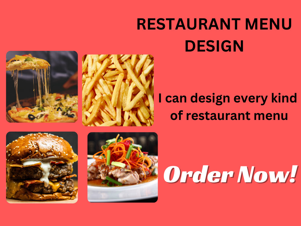 Professional food menu design for your restaurant | Upwork