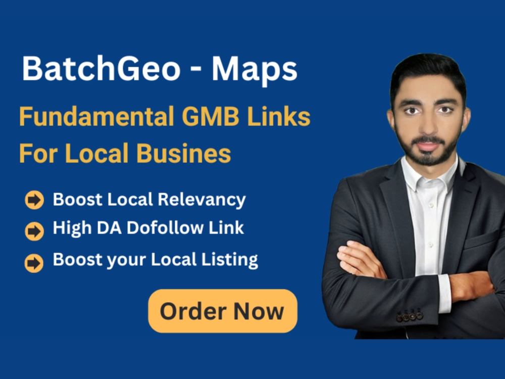 BATCHGEO MAPS - HIGH DR DO FOLLOW LINKS FOR SAFE GMB RANKINGS | Upwork