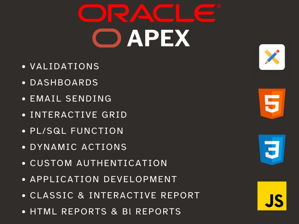 Your Oracle Apex Work Done Upwork